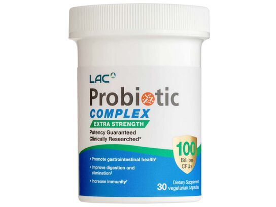 LAC PROBIOTICS COMPLEX 100 BIL 30 CAPS 益菌群100B膠囊 – Sing Health Limited