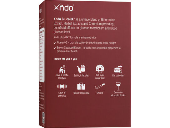 XNDO GLUCORX 30 STCIKS 控糖寶 – Sing Health